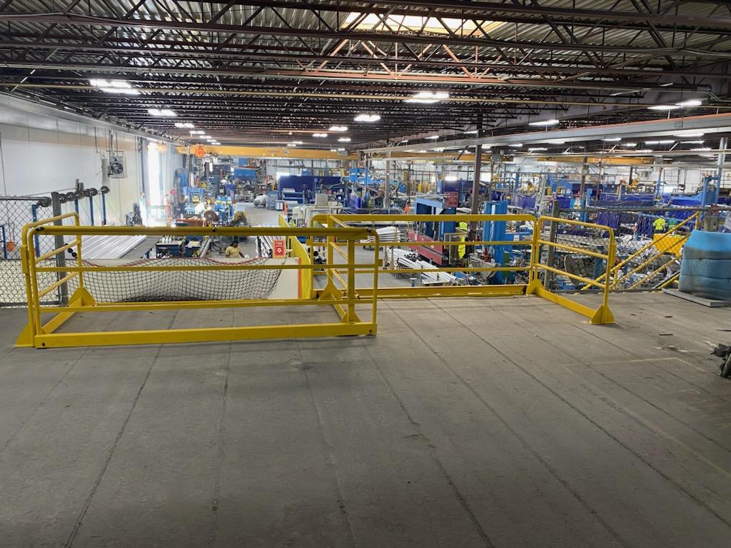 Mezzanine Pallet Safety Guarding - Odiz