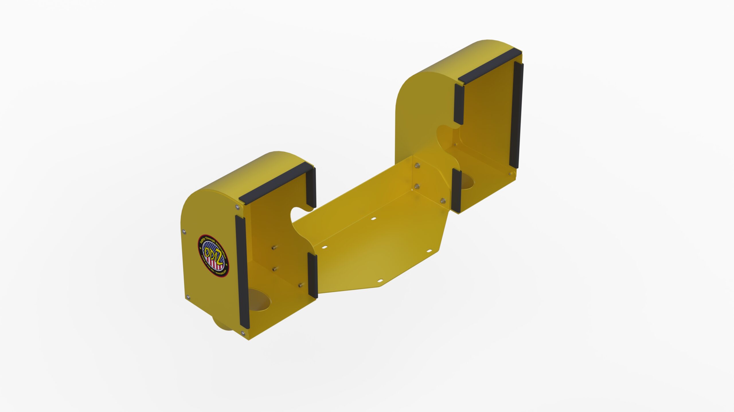 Custom Buffer dust collection hood mounted to Buffer machine - Odiz